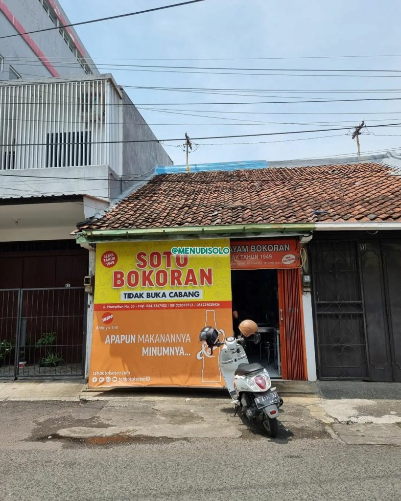 Buku Harga Menu Soto Bokoran Semarang - Buku Menu di Solo Terbaru