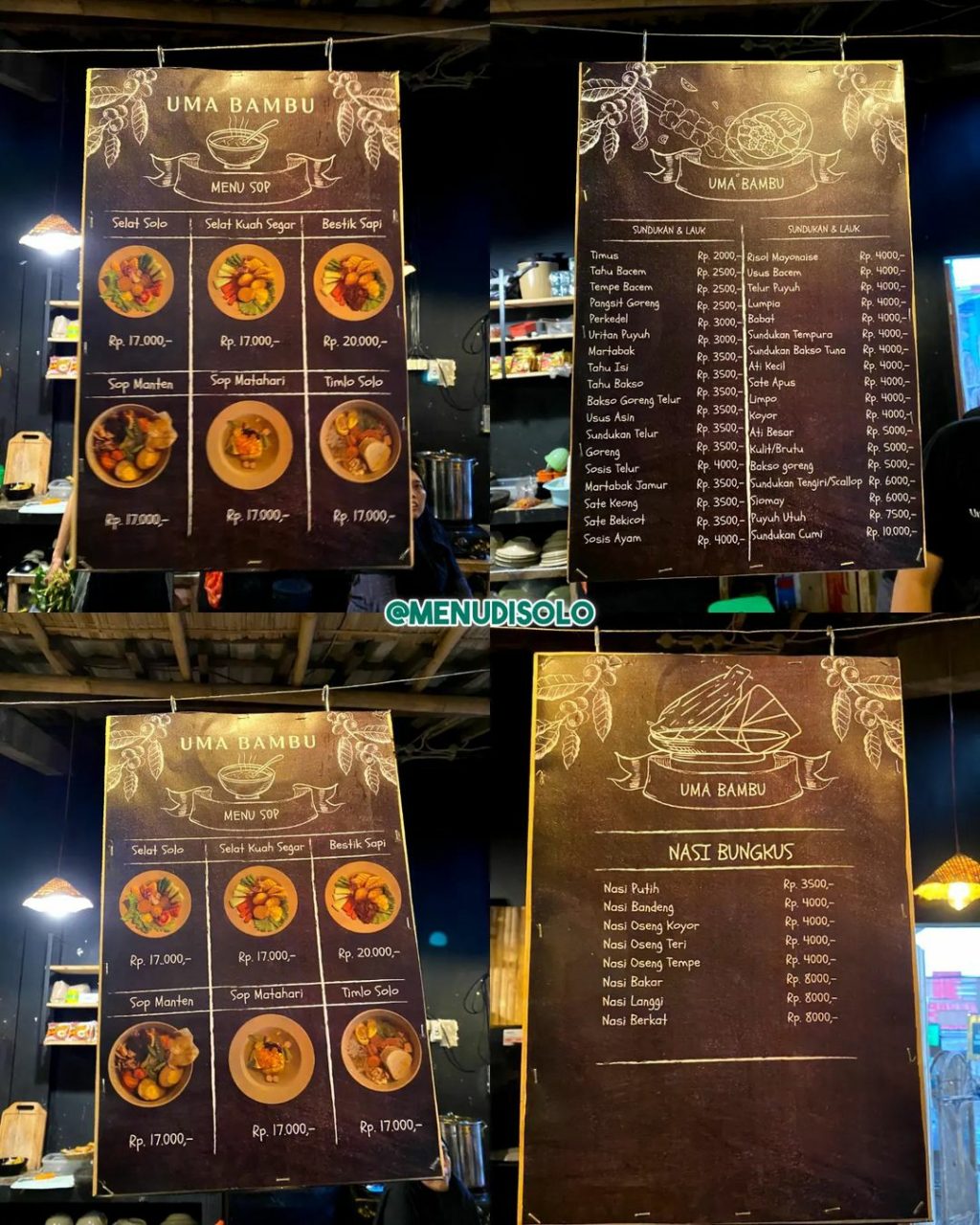 Buku Menu Buka Puasa 2023 Wedangan Uma Bambu Solo - Buku Menu di Solo ...