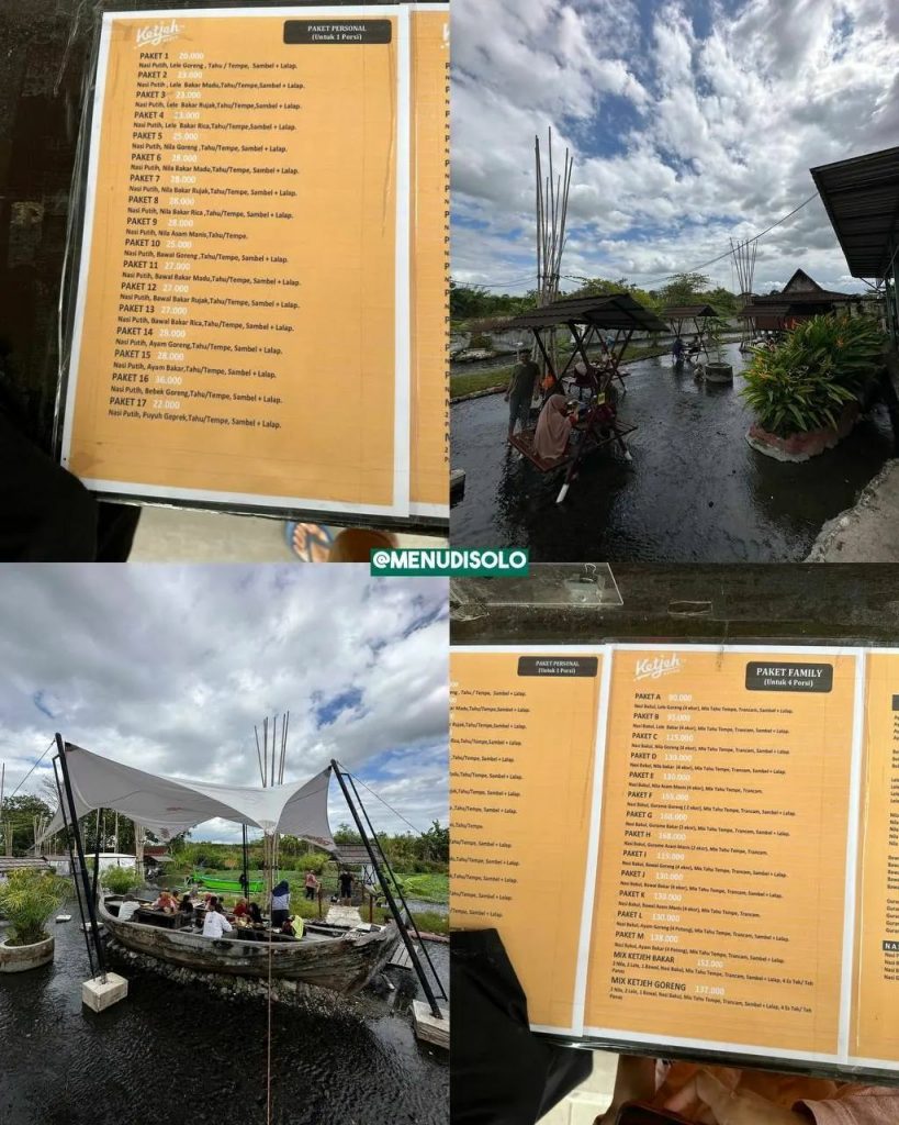 Buku Harga Menu Ketjeh Resto - Buku Menu di Solo Terbaru