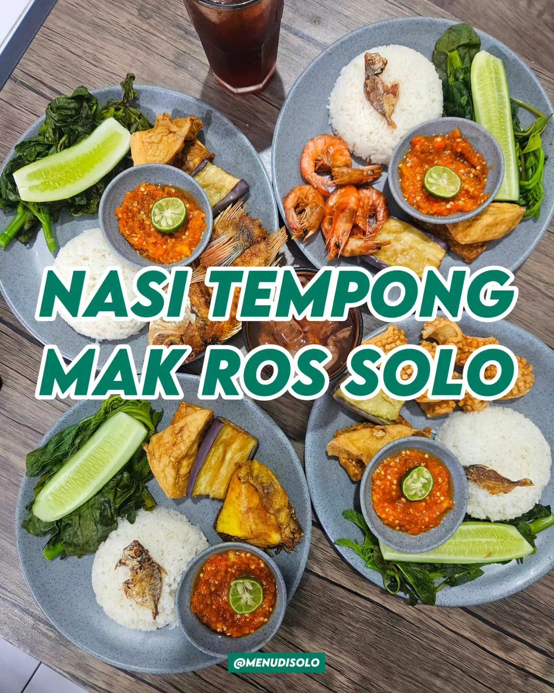 Buku Harga Menu Nasi Tempong Mak Ros Solo - Buku Menu di Solo Terbaru