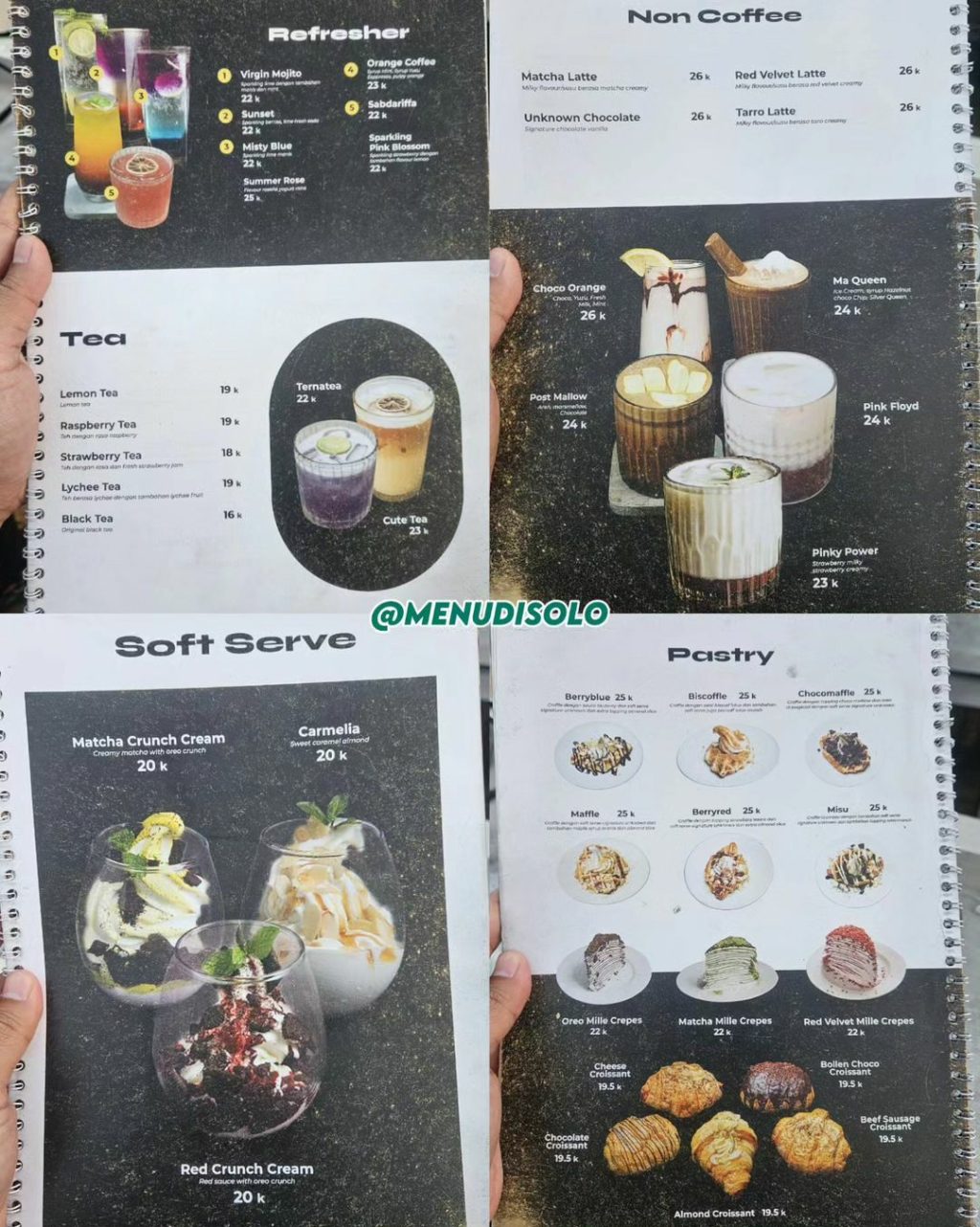 Buku Harga Menu Unknown Coffee Baturan Colomadu - Buku Menu di Solo Terbaru