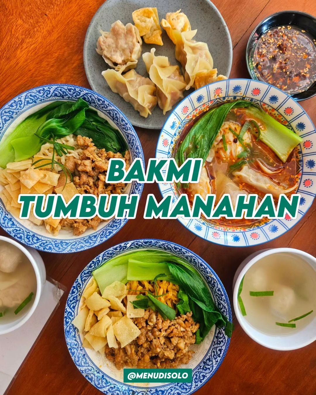 Buku Harga Menu Bakmi Tumbuh Manahan Solo - Buku Menu di Solo Terbaru