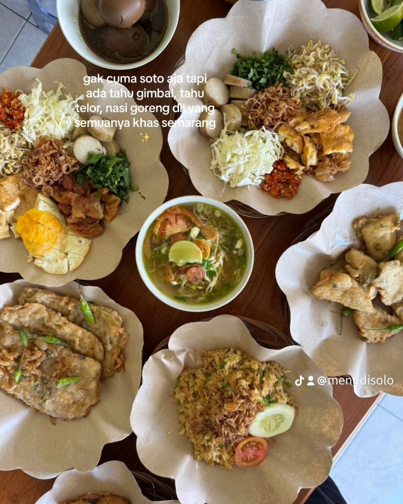 Buku Harga Menu Soto Semarang Pak Wied di Solo - Buku Menu di Solo Terbaru