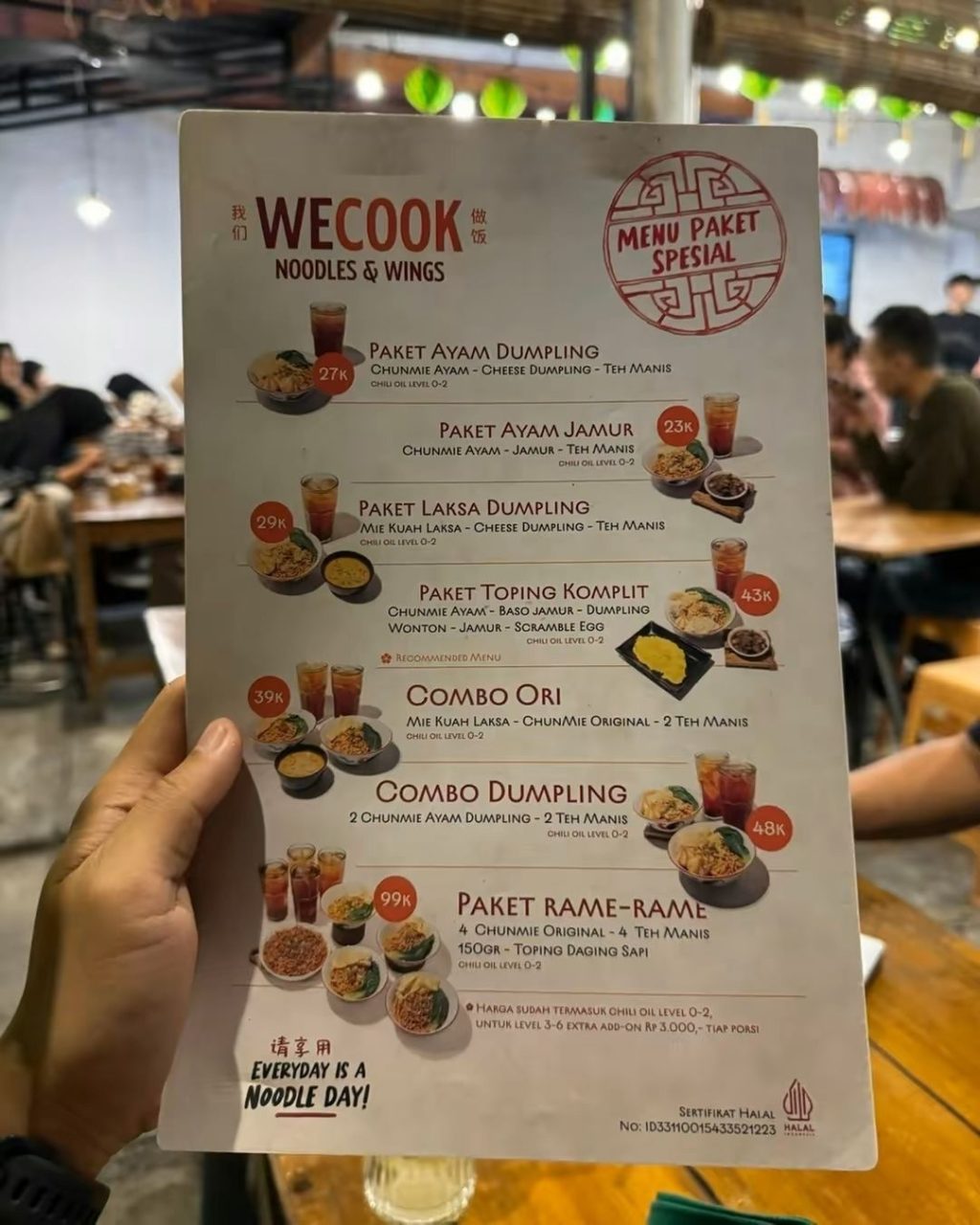 Buku Harga Menu We Cook Noodles Mie Chili Oil Enak di Solo - Buku Menu ...