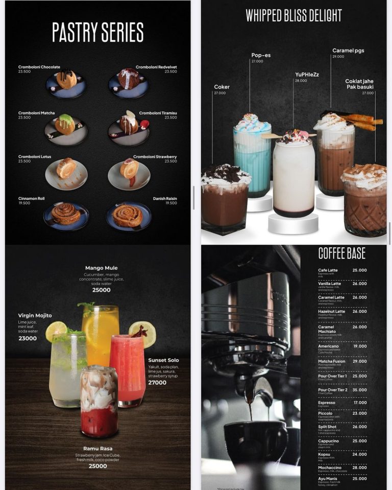 Buku Harga Menu The Apic Soc Colomadu Karanganyar - Buku Menu di Solo ...