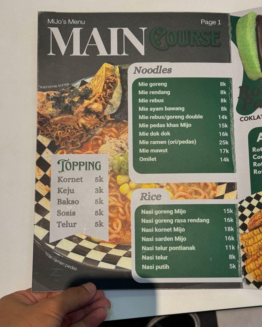 Buku Harga Menu Mijo Warmindo di Solo Oktober 2024 - Buku Menu di Solo ...