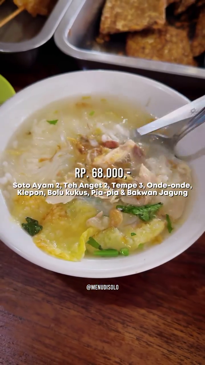 Buku Harga Menu Soto Gading Pertama di Solo - Buku Menu di Solo Terbaru