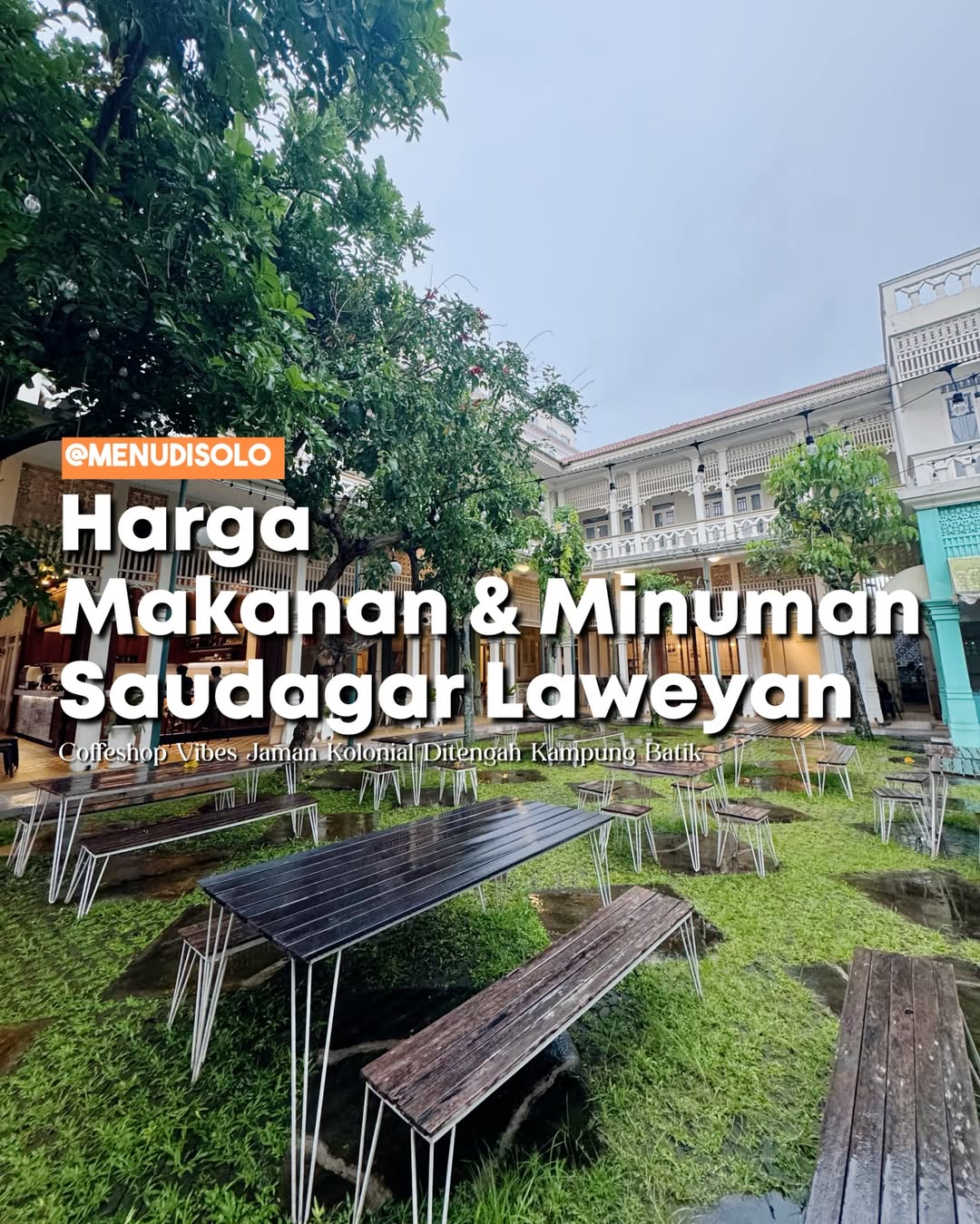 Buku Harga Menu Kopi Saudagar Laweyan Kota Solo - Buku Menu di Solo Terbaru
