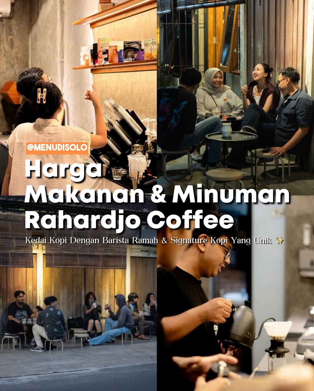 Buku Harga Menu Rahardjo Coffee Kota Solo - Buku Menu di Solo Terbaru